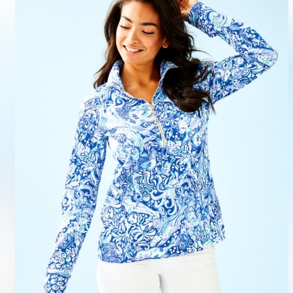 Lilly Pulitzer | Tops | Nwt Lily Pulitzer Skipper Popover Upf 5 | Poshmark